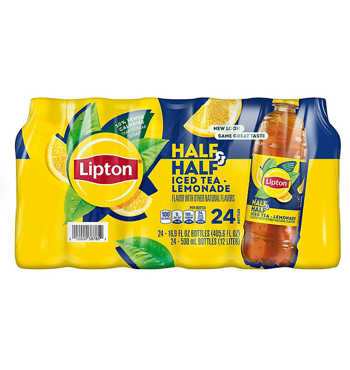 Lipton Half and Half Iced Tea and Lemonade (16.9 oz., 24 pk.) – Cup Of ...